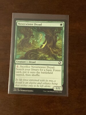 Magic the Gathering Adventures in Forgotten Realms Neverwinter Dryad | eBay