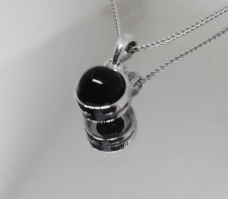 Natural Solitaire Crystal Gemstones Set in Real Sterling Silver 18 or ...