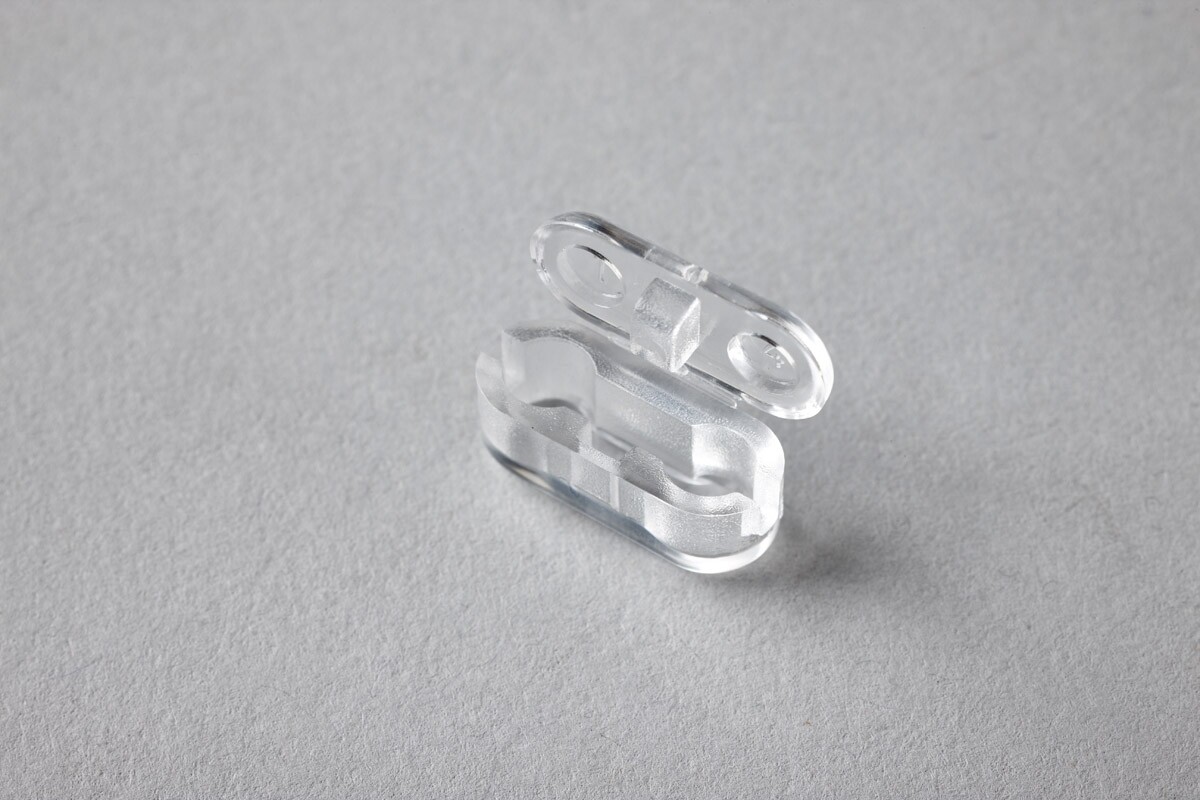 VERTICAL BLIND CLEAR PLASTIC CORD CHAIN CONNECTOR CLIPS x2 | eBay UK