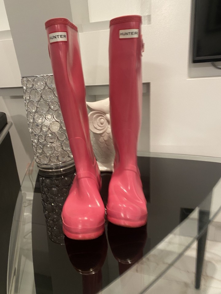 NEW Hunter Boots Womens Original Tall Gloss Winter Rain Boots - Hot ...