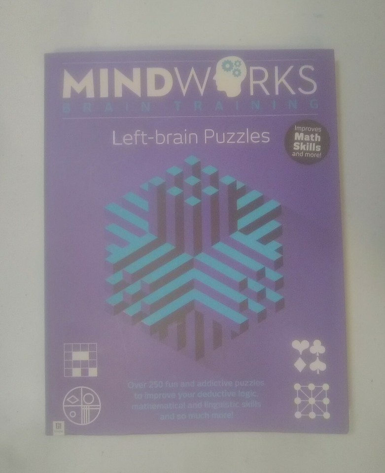 Mindworks Brain Training Left-Brain Puzzles Mind Works Math Skills ...