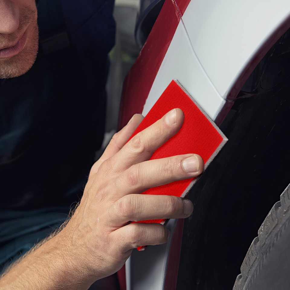 20 Pcs Car Sanding Paper Palm Sander Pads Automotive Sandpaper Kit ...