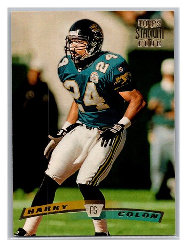 1996 Topps Stadium Club #246 Harry Colon Jaguars | eBay