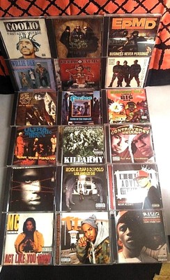 HIP-HOP CD LOT 1990-2012 COMBINED SHIP - Mixtapes Ankore LL Cool J ...