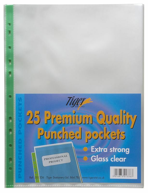 Punched Pockets Filing Clear Display Sleeves Ring Binders - A4, A3, A2 ...