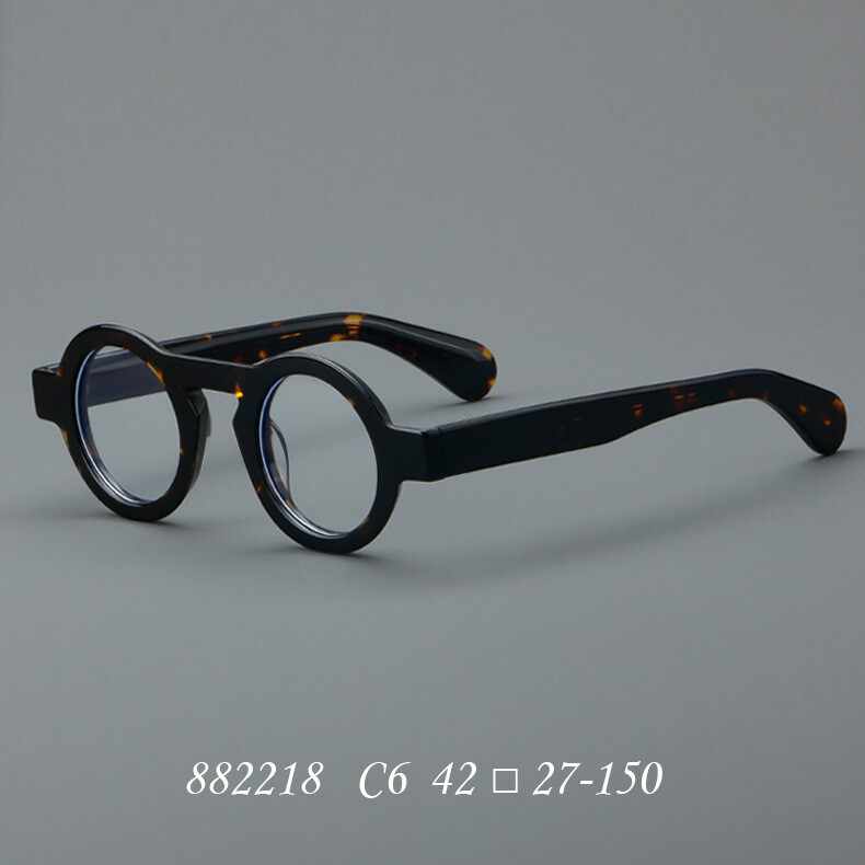 Oversize Thick Acetate Round Eyeglass Frames Men Women Unisex Glasses ...