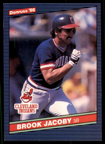 1986 Donruss Brook Jacoby A Baseball Cards #154 | eBay