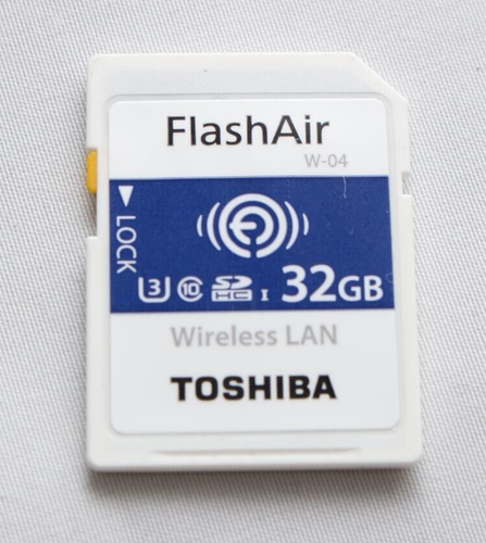 TOSHIBA W-04 FlashAir 32GB Memory Card body | eBay