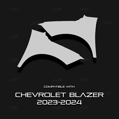 Fits Chevy Blazer 23-24 Fender Paint Protection TPU PPF Pre-Cut Kit ...