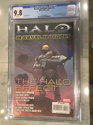 Halo Spotlight graded CGC 9.8 Xbox Video Game Comic Halo Marvel Master ...