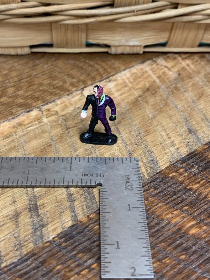 Vintage DC Micro Machines Two-Face Figure 1990s Galoob Batman micro toy ...