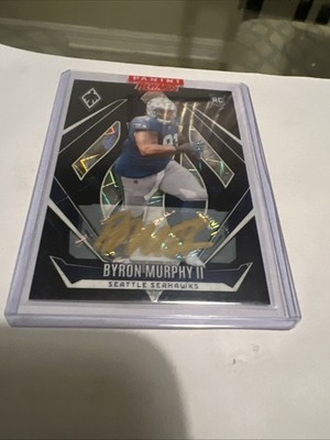 Byron Murphy II 2024 Phoenix Black Lazer Rookie Gold Ink Auto No. 167 ...