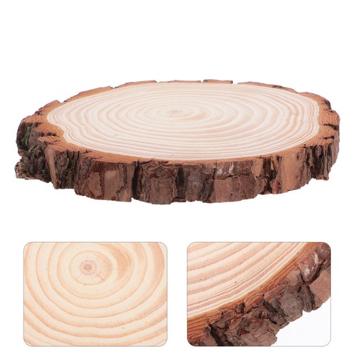 Rustic Wooden Bark Slices for Decorating Multi Color Natural Wood Discs ...