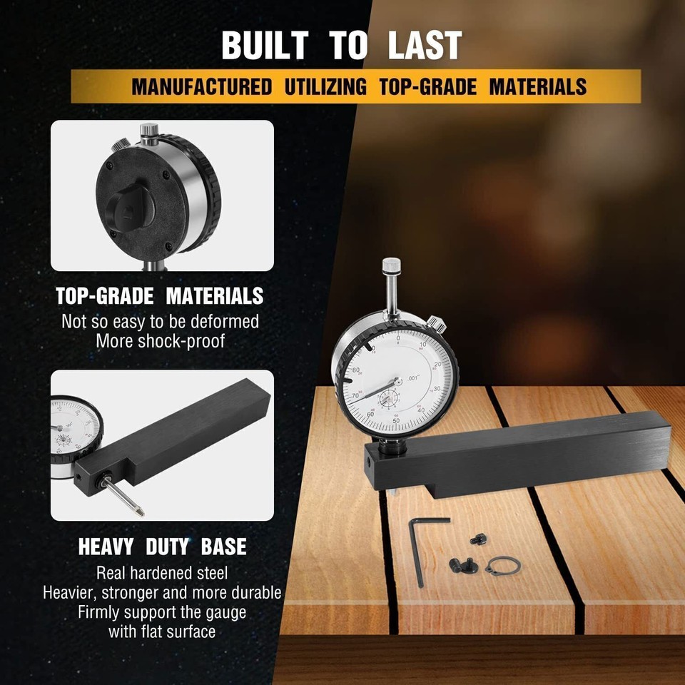 6434 For Central Tools Dial Indicator Cylinder Sleeve Height ...