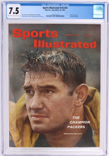 1961 Sports Illustrated #v15 #25 Dan Currie Green Bay Packers (CGC ...