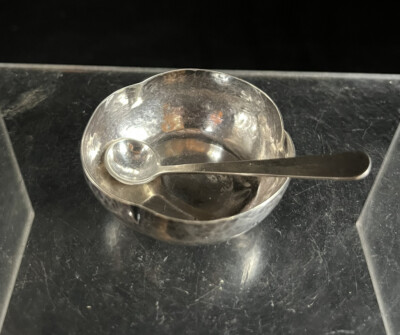 Salt Cellars - Antique Sterling Silver Salt Spoons