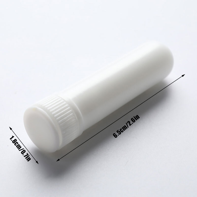 10Pcs Inhaler Stick Essential Oil Aromatherapy White Nasal Inhaler Tube ...