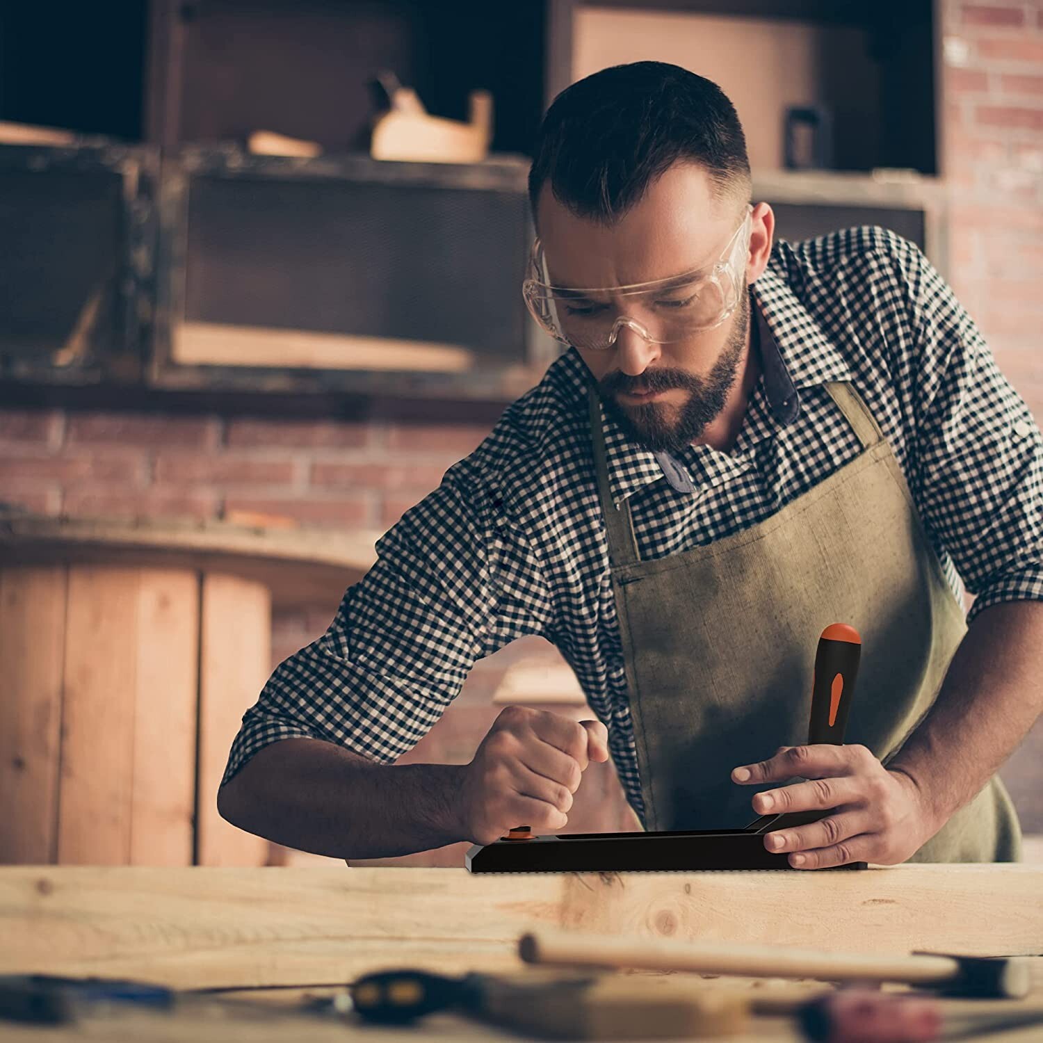 Smoothing Surform Plane Wood Shaver Tool, Adjustable Hand Planer for ...