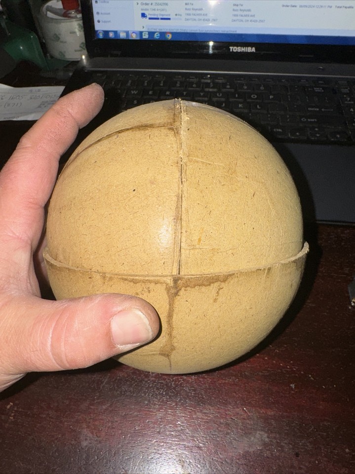 3" Paper Firework Ball Shell Nesting Hemispheres 4 part shell NEW to ...