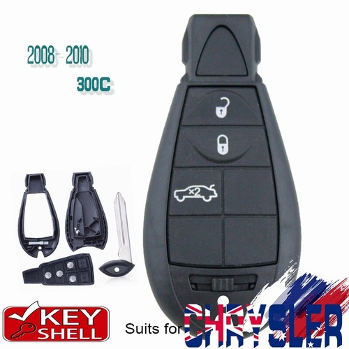 Smart Remote Key Shell Case Fob 3 Button to Suit Chrysler 300C 2008 ...
