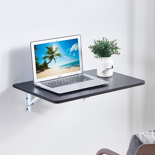 Wall Mounted Table Drop-Leaf Folding Floating Hanging Computer Desk ...