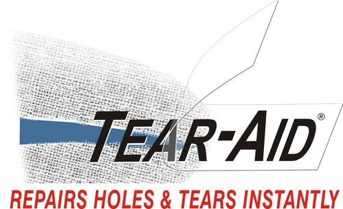 TEAR AID Type B Repair Patch 15cm x 30cm (Rectangle) - Vinyl PVC Swatch ...