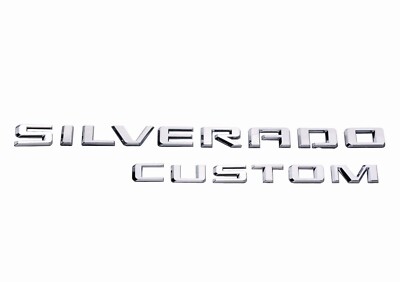 Fits for 2019-2023 Silverado Rear Tailgate Emblem Custom Letter Badge ...