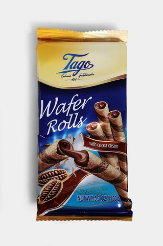 3 x Tago Wafer Rolls With Cocoa Cream 150g (Pack of 3) | eBay
