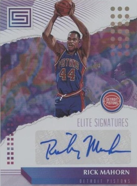 2018-19 Panini Status - Elite Signatures #ES-RM Rick Mahorn (AU) for ...