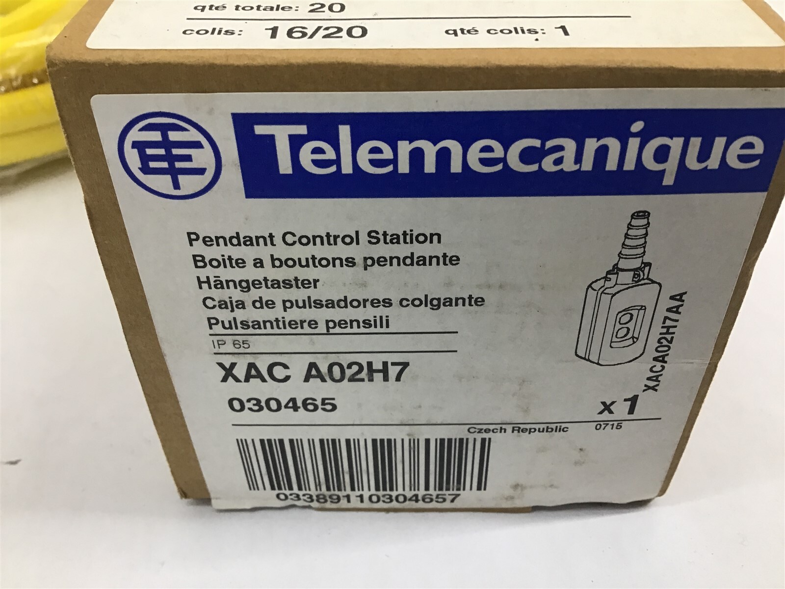 Telemecanique XAC A02H7 Pendant Control Station with Cord | eBay