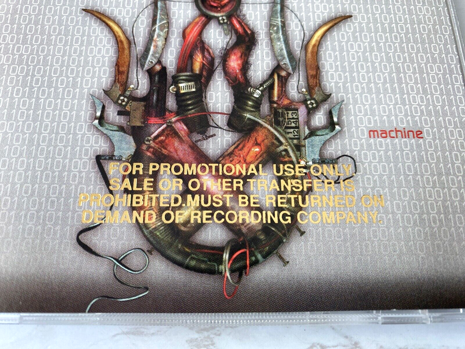 Static X Machine CD PROMO! ORIG. 2001 Warner 9 47948-2 Wayne Static ...