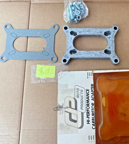 New Carburetor Adapter, Holley 2-Barrel Carburetor/2-Barrel Manifold ...