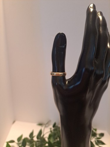 14K Yellow 2.50 Gold 3 MM Plain Wedding Band Ring Comfort Fit Thumb ...