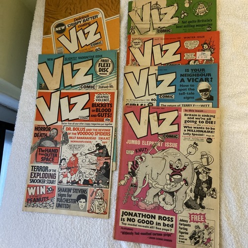 Collection Of 34 Vintage Viz Comics in good/very good condition | eBay UK