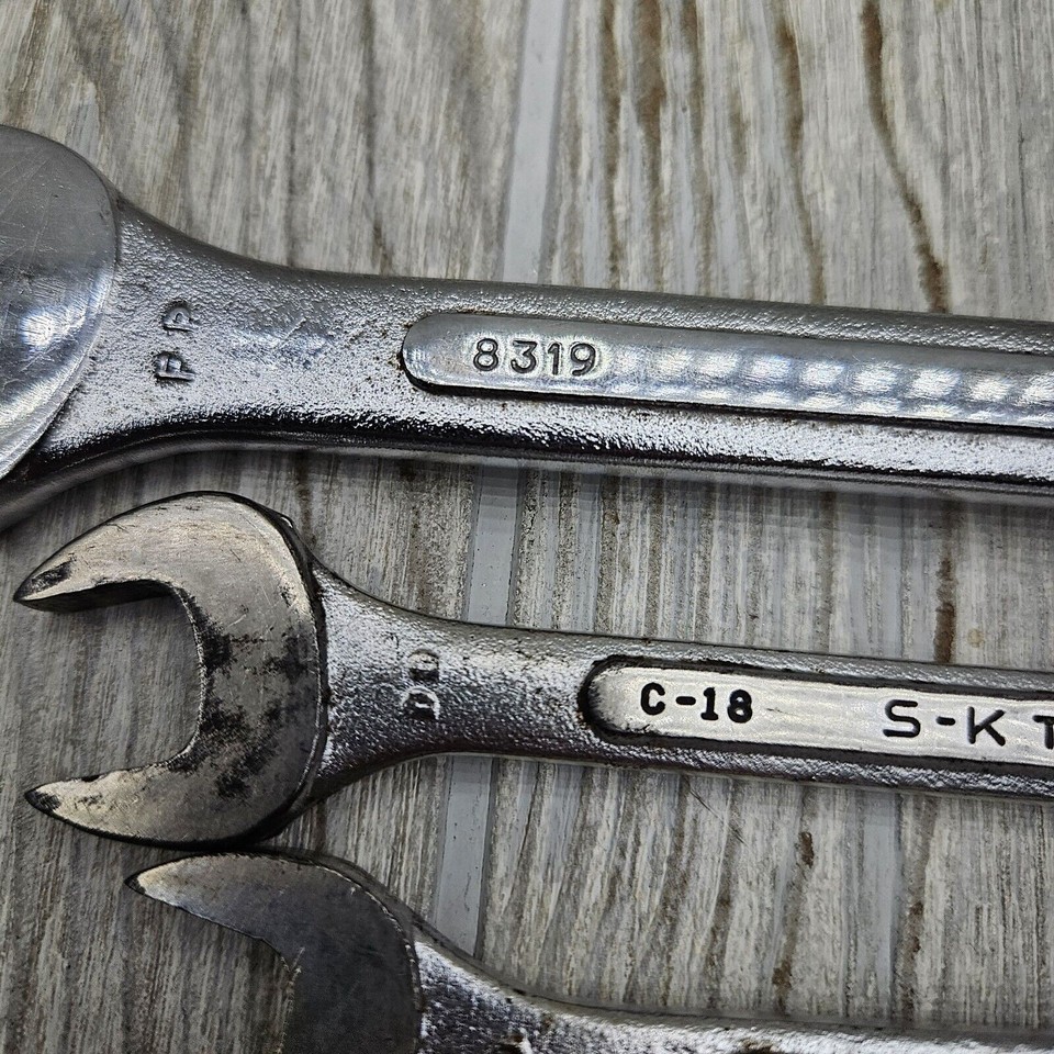 S-K Tools Combination Wrenches 19mm, 9/16, 9/16, 11mm, 5/16 (Lot Of 5) | eBay