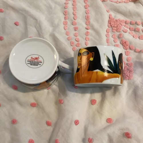 Knuttel Tipperary Crystal Cappuccino/ Tea Cup & Saucer Set Hurricane ...