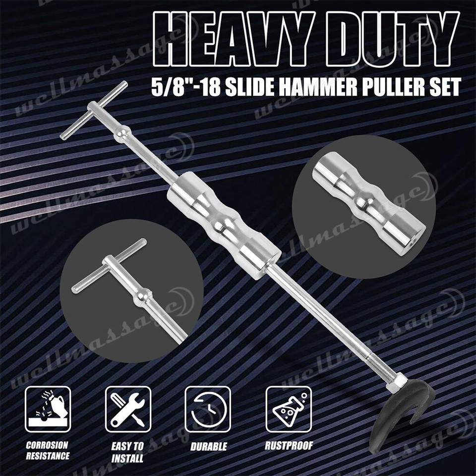 Inner CV Joint Puller Slide Hammer Front Wheel Drive Axle Half Shaft ...