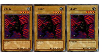Yugioh- 3X Uraby - Common - Unlimited - LOB-069 - Near Mint | eBay