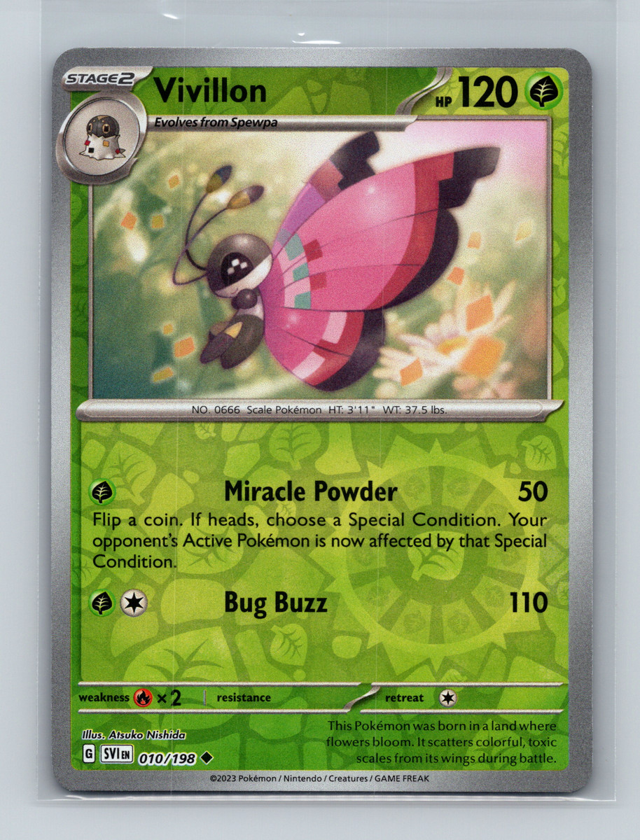 Vivillon Pokemon Card