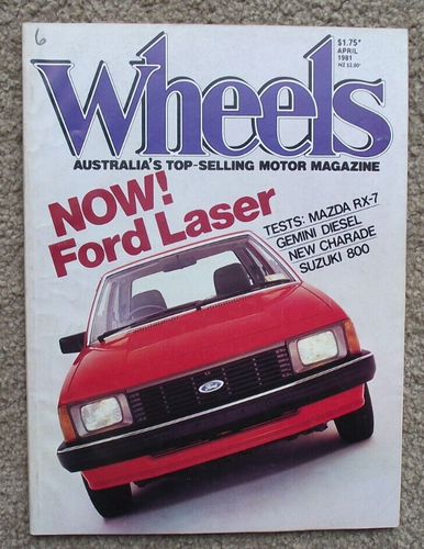 Wheels magazine, April 1981 - Mazda RX7, Chevrolet, Gemini, Cadillac ...
