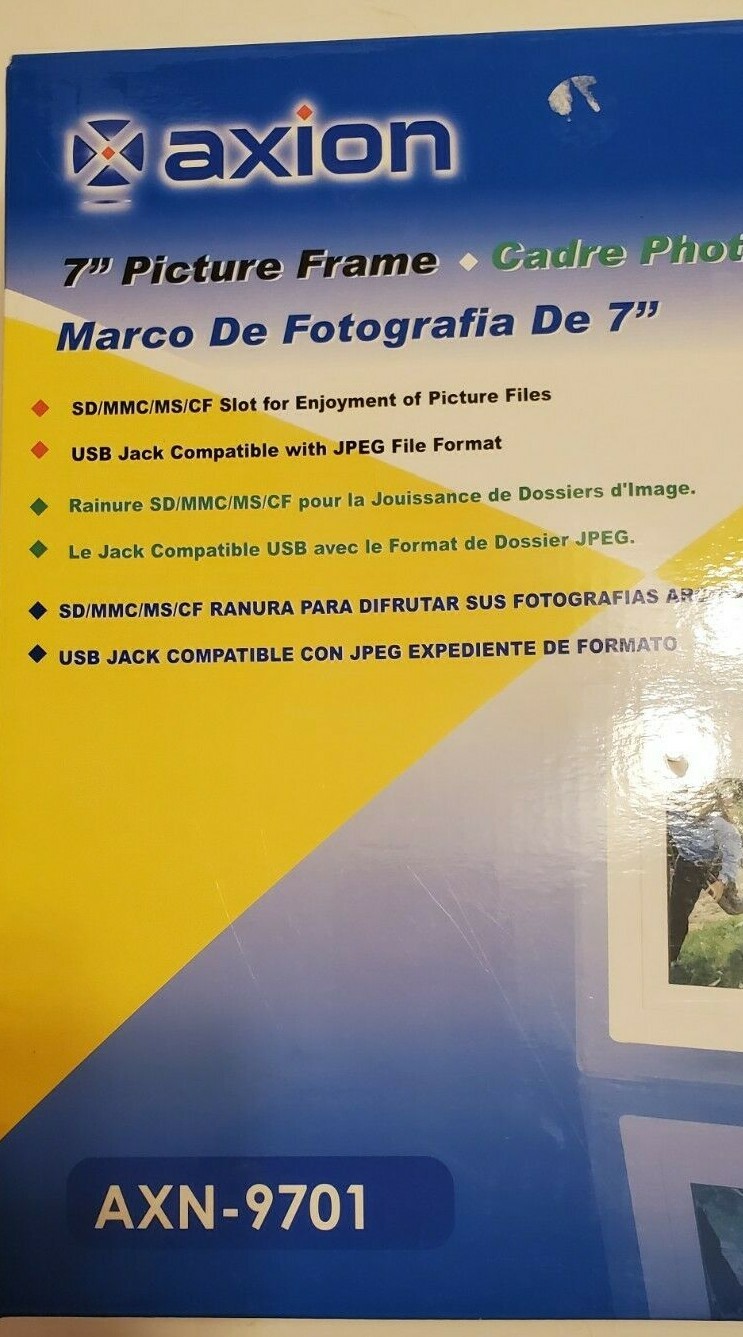 Axion AXN-9701 7 7" Digital Picture Frame for sale online | eBay