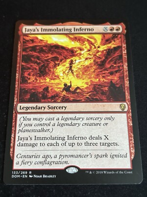 1x Jaya's Immolating Inferno - Dominaria (DOM) Magic MTG | eBay
