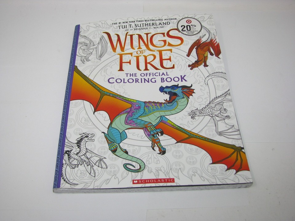 Wings of Fire Book Lot of 10 PB/HC Mixed Coloring book | eBay
