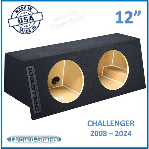 2008-2024 Dodge Challenger 12" Dual Sealed Sub Box Subwoofer Enclosure ...