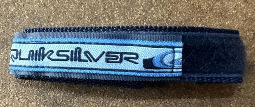 Quiksilver Time Watch strap band Hook & Loop 20-25mm Lug Blue D blue ...