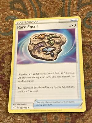 SWSH03: Darkness Ablaze #167/189 Rare Fossil | eBay