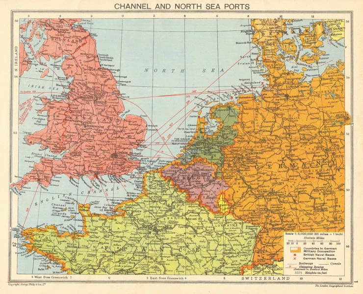 Map Of Europe North Sea