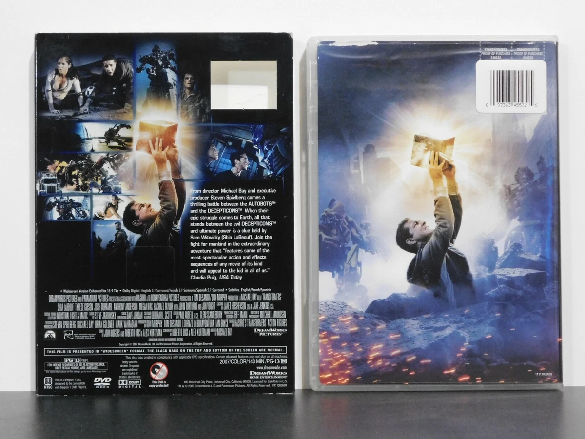 Transformers 2007 Dvd Cover