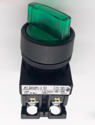 1PCS Fuji Electric selector switch with lamp 24V AR22PL-2 /AR22PL ...