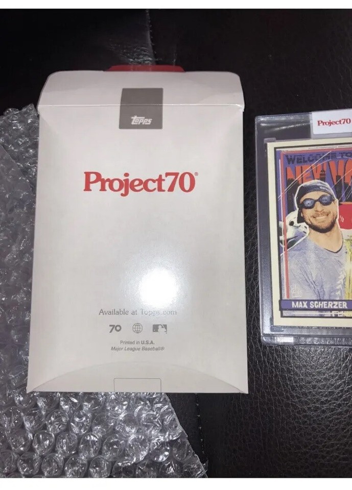 Topps Project 70 Card 785 1992 Max Scherzer by New York Nico Free Ship ...